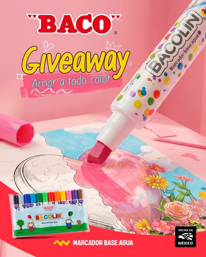 Amor a Todo Color Baco: Gana un kit de marcadores - Ganapromo