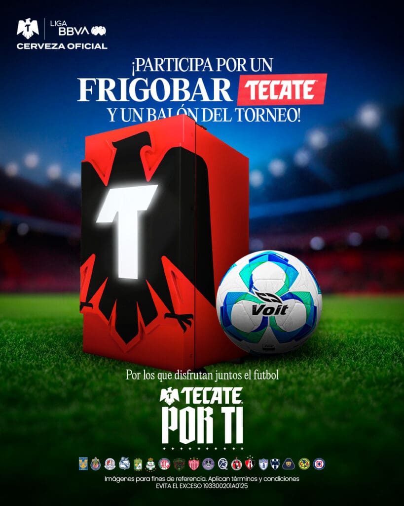 Concurso Liga BBVA Mx: Gana un frigobar y un balón del torneo - Ganapromo